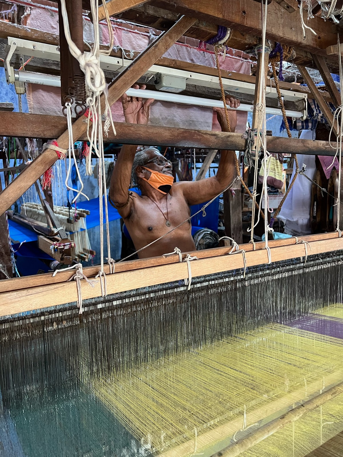 Custom Weaving - abacaxi